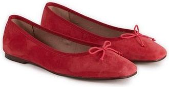 Geox Ballerines avec noeud en cuir su&eacute;d&eacute;