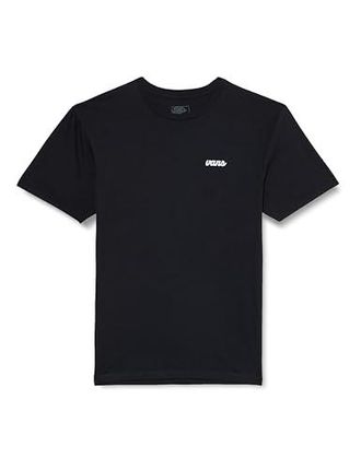 Vans T-Shirt SS Scripted pour Homme, Noir et Blanc, M, Noir/Blanc, M