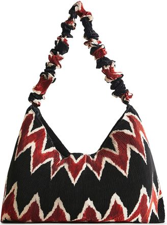 Desigual Bols Pleated Shoulderbag Black