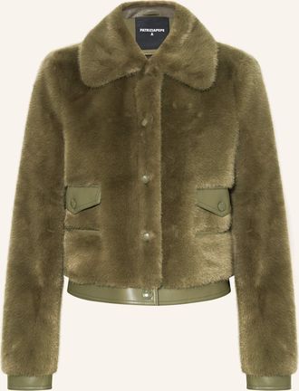 Patrizia Pepe Patrizia Pepe Kunstfell-Jacke gruen