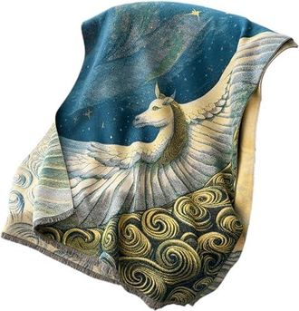 GFM &Eacute;charpes en cachemire style pashmina pour femmes, pour lautomne, lhiver, No&euml;l (FRLSHL-CC), Pegasus, L