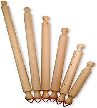 hOme Home Nudelholz Buchenholz cm70 K&uuml;chenwerkzeug, Material, Multicolor, 70x4x4 cm