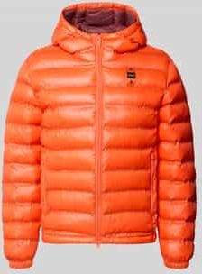 Blauer Steppjacke mit Zweiwege-Rei&szlig;verschluss Modell CHARLES