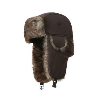 Generic Casquette coupe-vent dhiver pour homme, marron, M