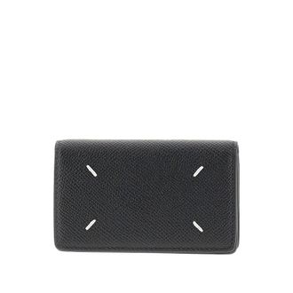 Maison Margiela Four Stitches leather cardholder Man One Size