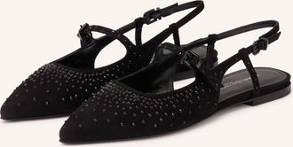 Kennel & Schmenger Slingballerinas Greta Mit Schmucksteinen schwarz