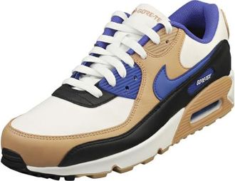 Nike Chaussure de golf Air Max 90 pour homme, Marron, blanc, bleu, noir, 45.5 EU