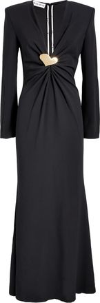 Rowen Rose Heart Jewel Maxi Dress Size L