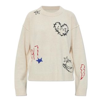 Zadig&Voltaire Kaschmirpullover Markuz - - Knitwear - Damen - Beige - M
