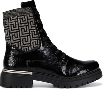 Rieker Schnürschuhe Rieker 72607-00 Schwarz