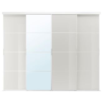 IKEA SKYTTA / HOKKSUND/AULI Schiebetür-Kombination