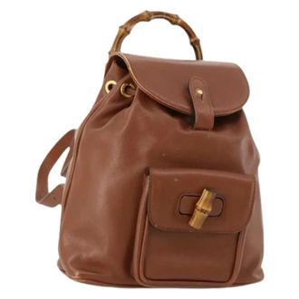 Gucci Pre-owned Vintage Rucksack - - Pre-owned - Damen - Braun - ONE SIZE