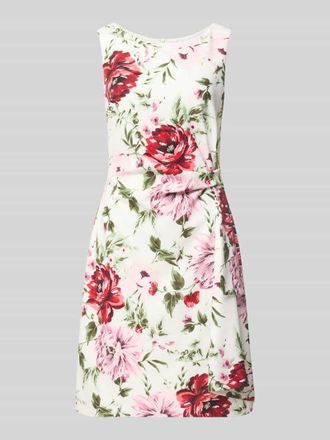 Vera Mont Tailliertes Cocktailkleid mit Allover-Muster