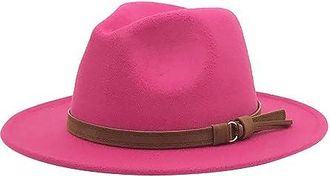 Generic Cocila Windfall Chapeau à Large Bord pour Hommes Et Femmes avec Boucle De Ceinture Casquette Fille 6 Ans (Hot Pink One Size) Sherpa Hood Ski Mask Bonn