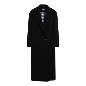 Loewe Woll- und Kaschmirmantel - - Coats - Damen - Schwarzk - XS