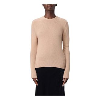 Forte_Forte Femme, Pulls, Brun, Taille: 40 FR My Knit Crewneck Sweater