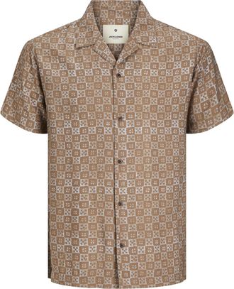 Jack & Jones Jprblulincoln Print Resort Shirt S/S Sn