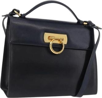 Ferragamo Sac &agrave; main Pre-owned - Femme - Pre-owned - Bleu - Taille: ONE Size
