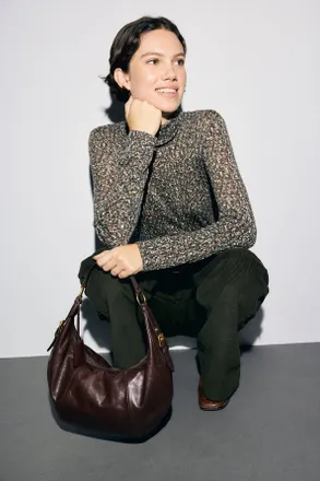Gerard Darel T-shirt &agrave; col roul&eacute; en laine - BEATA - Vert Kaki