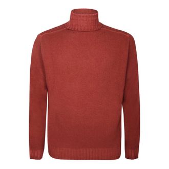 Dell'Oglio Homme, Pulls, Rouge, Taille: L Maille Rouge