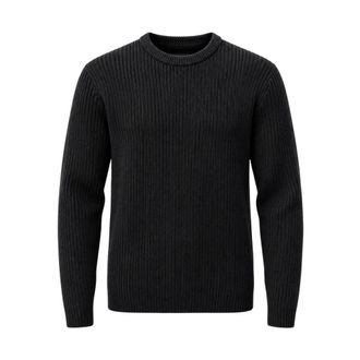 Dolce & Gabbana Pull col rond en laine - Homme - Pulls - Noir - Taille: M