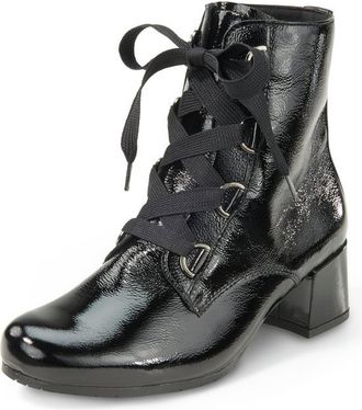 Semler Schn&uuml;r-Stiefelette Semler schwarz