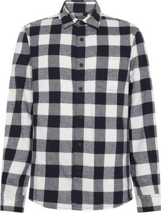 Knowledge Cotton Apparel Organic Cotton Checked Flannel M - Langharm Hemd - Herren