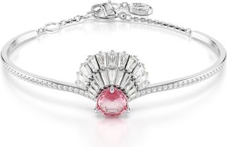 Swarovski Idyllia Armreif, Muschel, Rosa, Rhodiniert