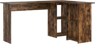 vidaXL Schreibtisch R&auml;uchereiche 142 x 102 x 73 cm Holzwerkstoff vidaXL