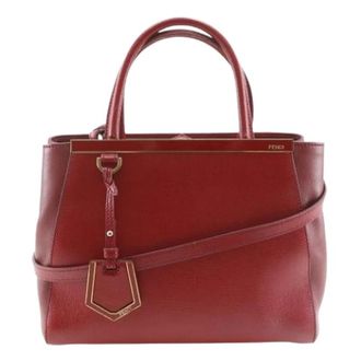 Fendi Pre-owned Petit 2Jours Lederhandtasche - - Pre-owned - Damen - Rot - ONE SIZE