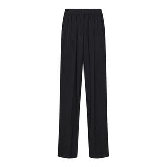 Alaia Gerade Cady-Hose - - Trousers - Damen - Schwarzk - XS