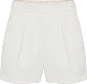 Elisabetta Franchi Femme, Shorts, Blanc, Taille: 42 FR Short Shorts