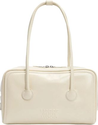 Marge Sherwood Femme, Sacs, Beige, Taille: ONE Size Soft Boston Crinkle Leather Bag