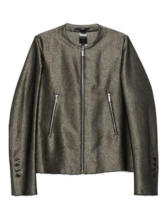 SAPIO veste m&eacute;tallis&eacute;e &agrave; bords francs - Gris