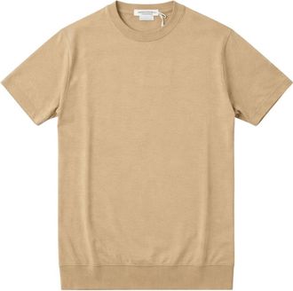 Daniele Fiesoli Homme, Tops, Beige, Taille: L T-Shirt Col Rond