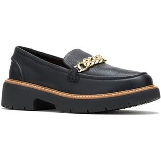 Hush Puppies Jodie Leather Mocassins pour femme Noir, Noir, 40-41 EU