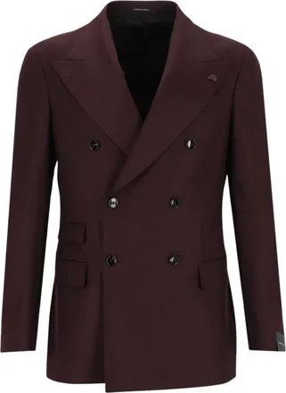 Gabriele Pasini Blazer crois&eacute; - Homme - Costumes - Rouge - Taille: L