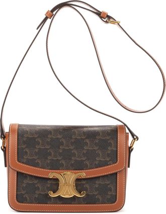 Celine Crossbody Bags - Classique Triomphe Canvas - Gr. unisize - in Braun - für Damen