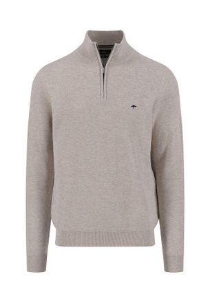 Fynch-Hatton Troyer aus reiner Baumwolle, mit Logo-Stickerei, Regular Fit