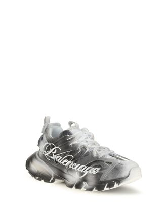 Balenciaga Womens Sneakers Track Stencil Black-White Trainers Black/white