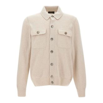 Gran Sasso Chemise en maille de cachemire - Homme - Pulls - Beige - Taille: L