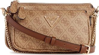 Guess Damen Noelle Bag, Latte Logo/Braun