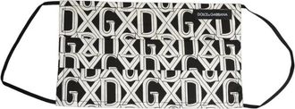 Dolce & Gabbana Logo-Monogram Baumwoll-Gesichtsmaske - - Accessories - Herren - Mehrfarbig - ONE SIZE