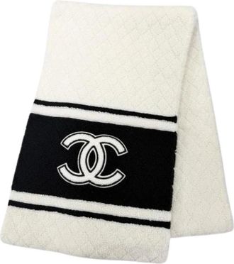 Chanel Pre-owned Shawl - Femme - Pre-owned - Blanc - Taille: ONE Size