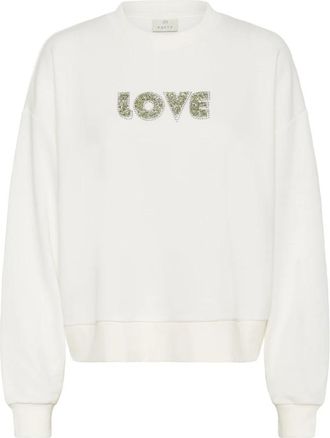 Kaffe Damen, Sweatshirts & Hoodies, Wei&szlig;, XLGr&ouml;&szlig;e