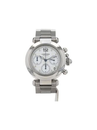 Cartier 2000s Pasha Chrono 36mm - Weiß
