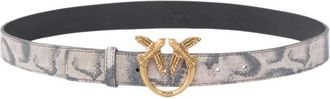 Pinko Pinko, Femme, Accessoires, Multicolore, Taille: M Ceinture 3 cm avec boucle Love Birds