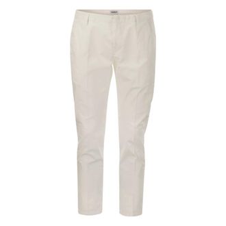 Dondup Homme, Pantalons, Blanc, Taille: W40 Alfredo Slim-fit Pantalons