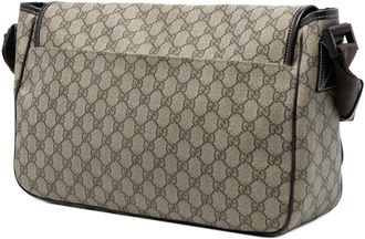 Gucci Hobo Bags - GG Supreme Interlocking G Crossbody - Gr. unisize - in Braun - f&uuml;r Damen