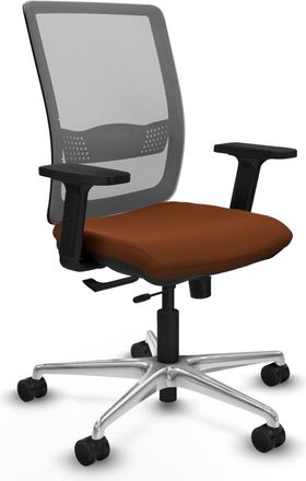 Piqueras y Crespo Home Office Haches Stuhl mit 2D-Armen, h&ouml;henverstellbare Lendenwirbelst&uuml;tze, ausgestattet mit Syncro/Traslack und eingespritztem Schaum. Mit Rollen vo